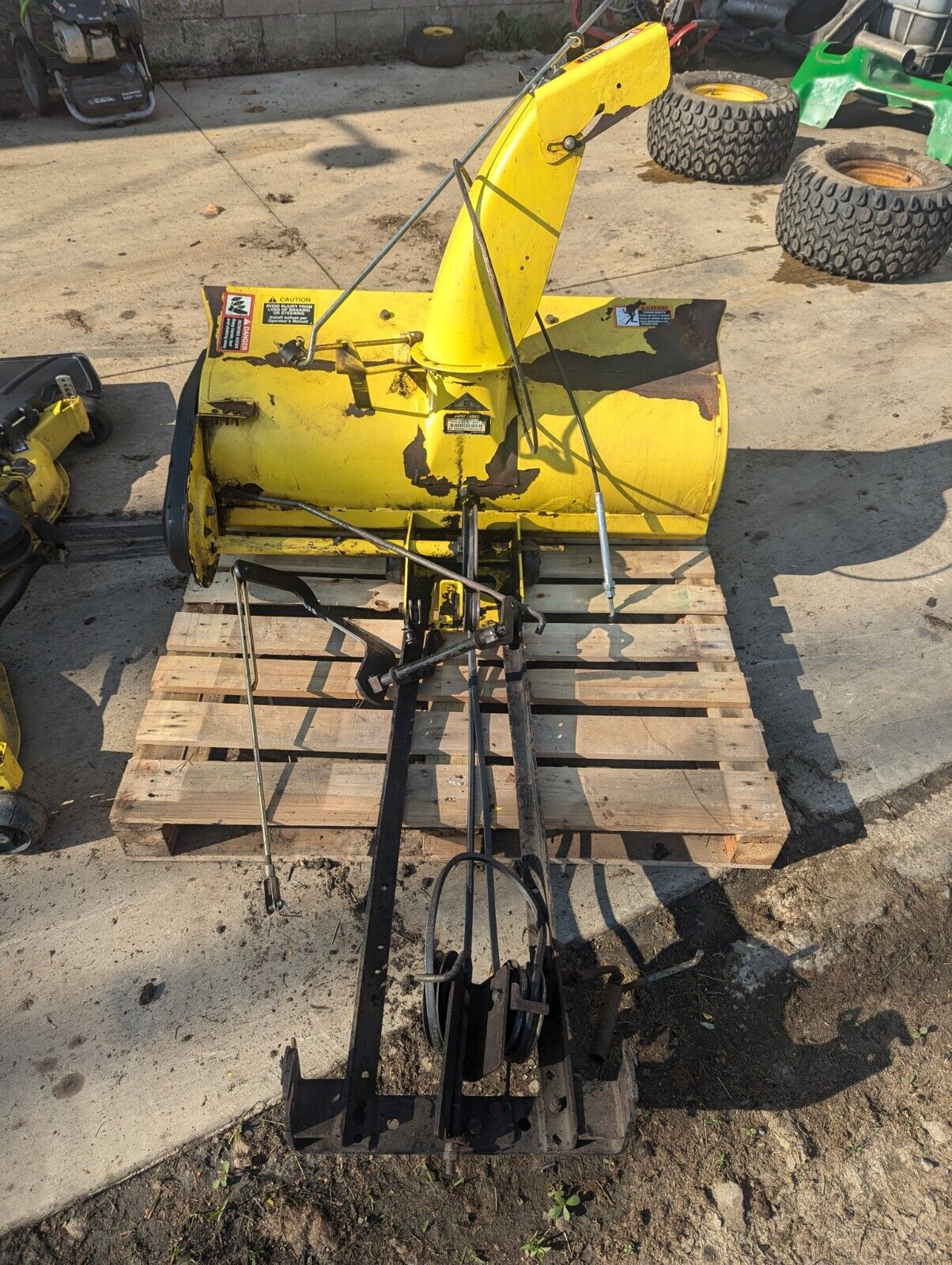 JOHN DEERE 42 SNOWBLOWER GX325 GX335 GX345 GX355 GT235 LX289 LX280 (#2 ...