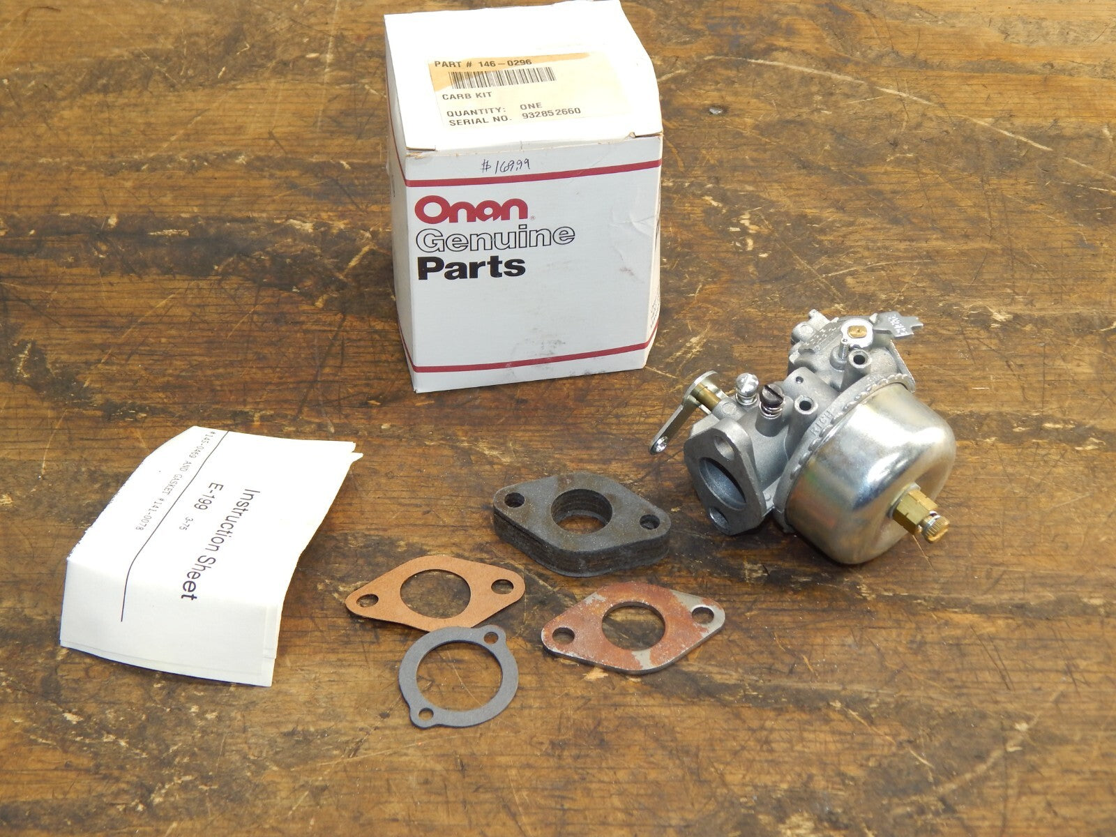 Onan Carburetor Kit 146-0296 – Adams Small Engine LLC