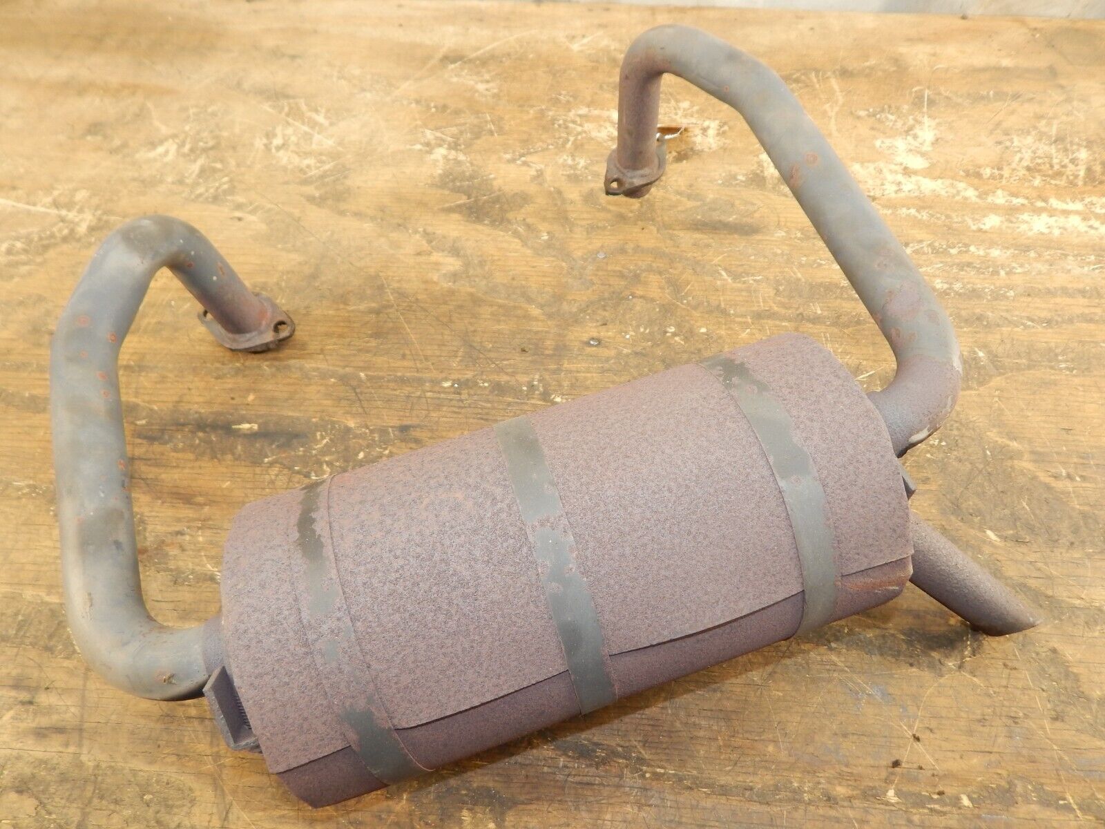 Case Ingersoll 446 226 448 Tractor Onan B43M B48M Engine Muffler C2928 ...