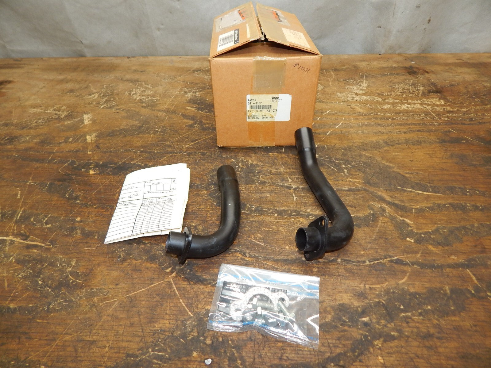Onan Exhaust Tubes kit 541-0187 – Adams Small Engine LLC