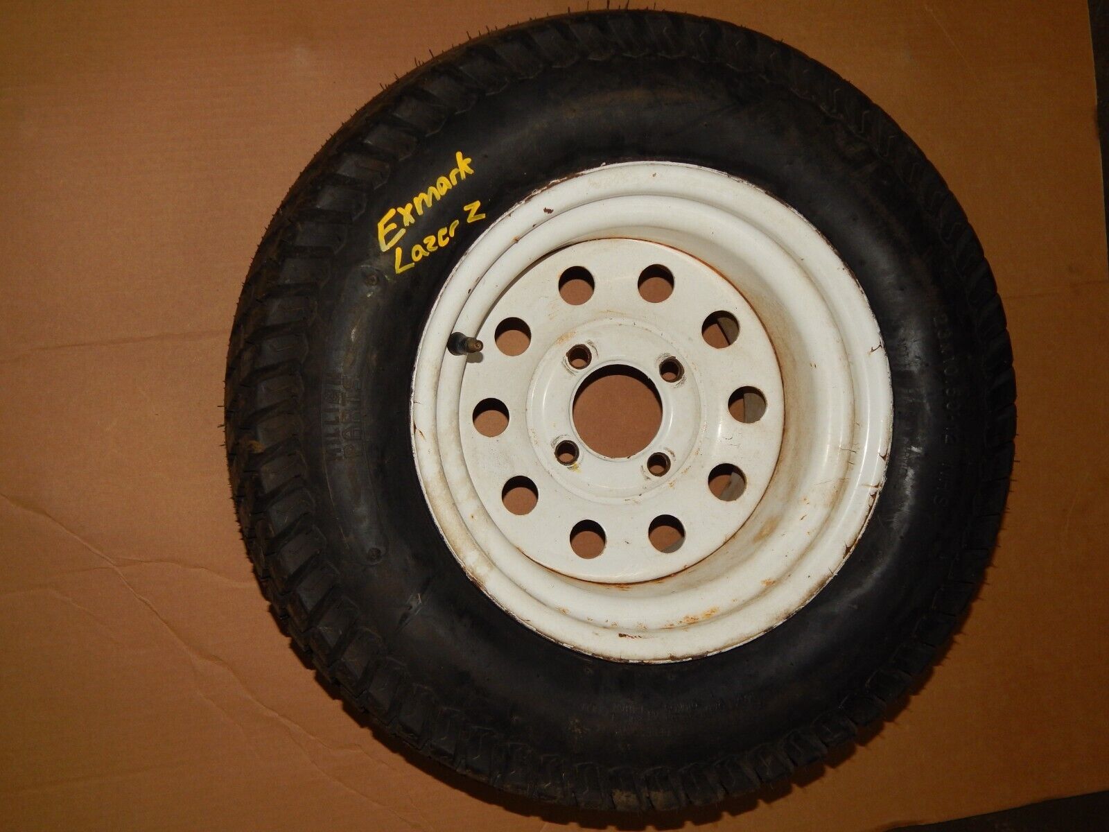 OEM Exmark Lazer Z series Rear Drive Wheel 23x1050x12 Holds Air – Adams ...