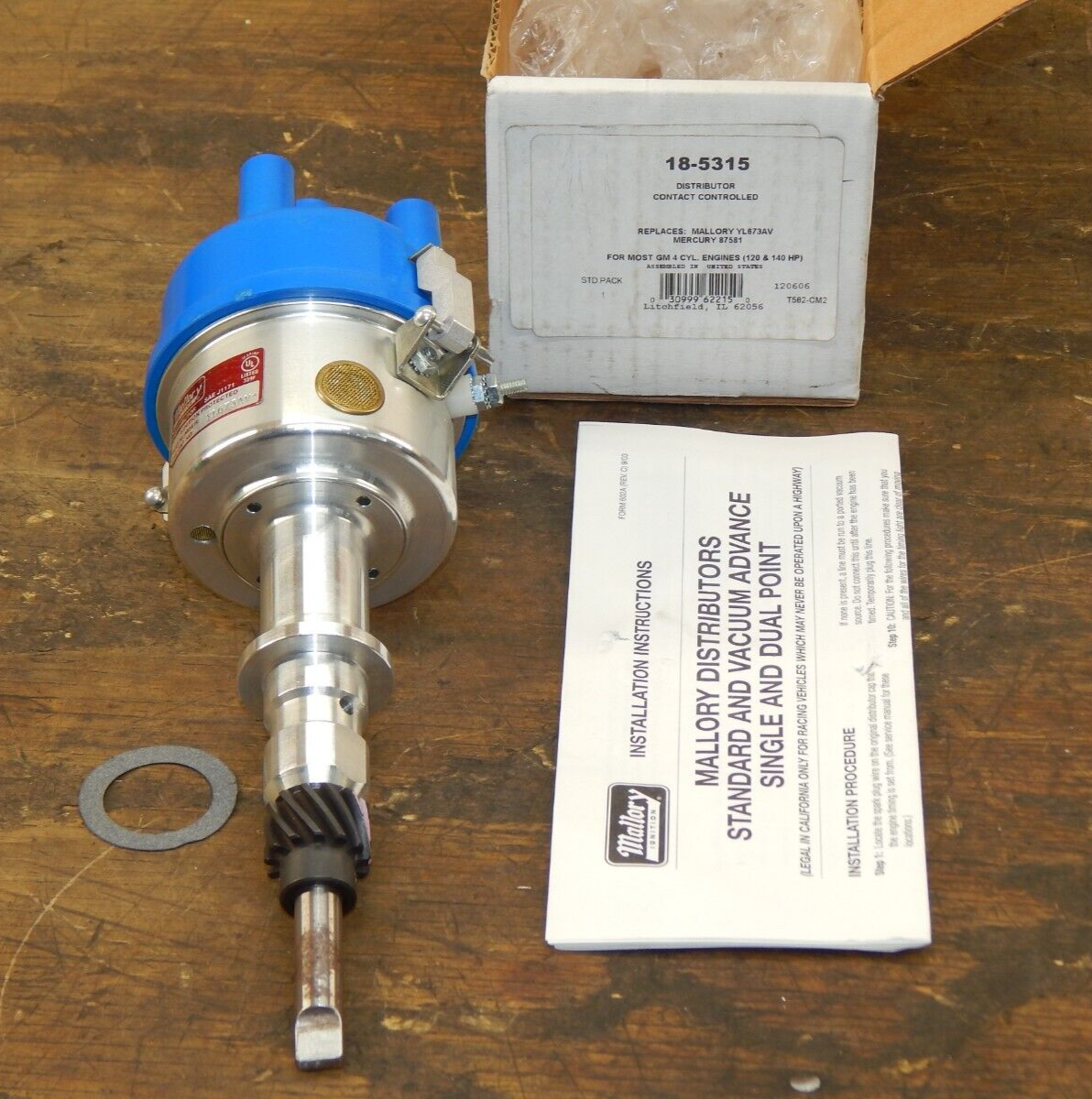 Mallory YL673AV OMC Mercruiser Distributor 3.0L 87581 – Adams Small ...
