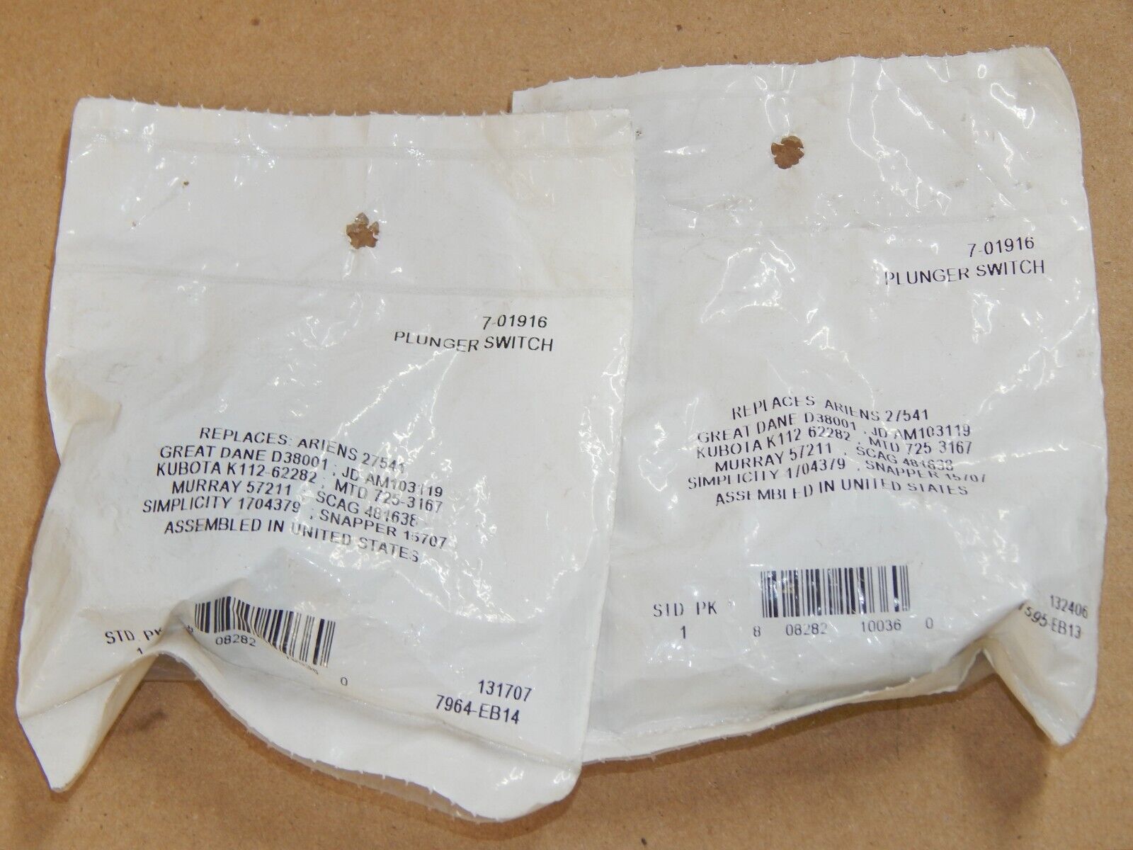 (2) SEAT SWITCH FITS JOHN DEERE AM103119 – Adams Small Engine LLC