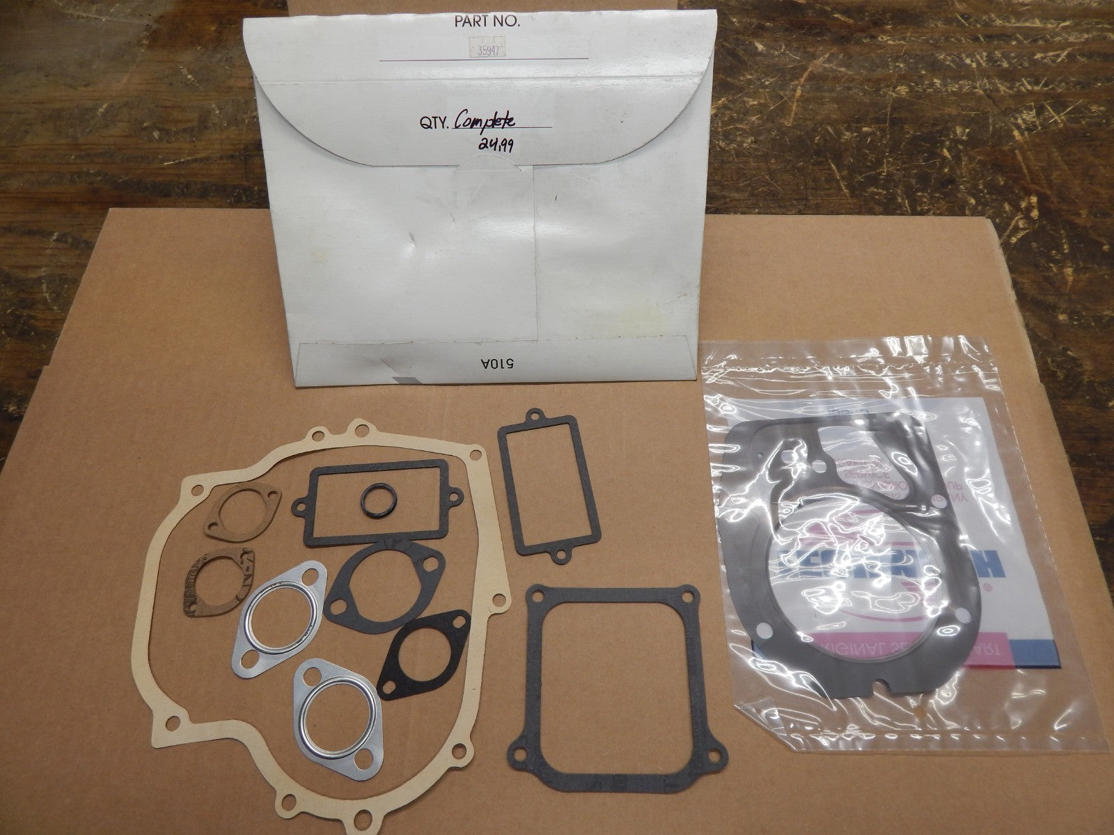 OEM Genuine Tecumseh 35947 Engine Overhaul Refresh Gasket Kit Set ...