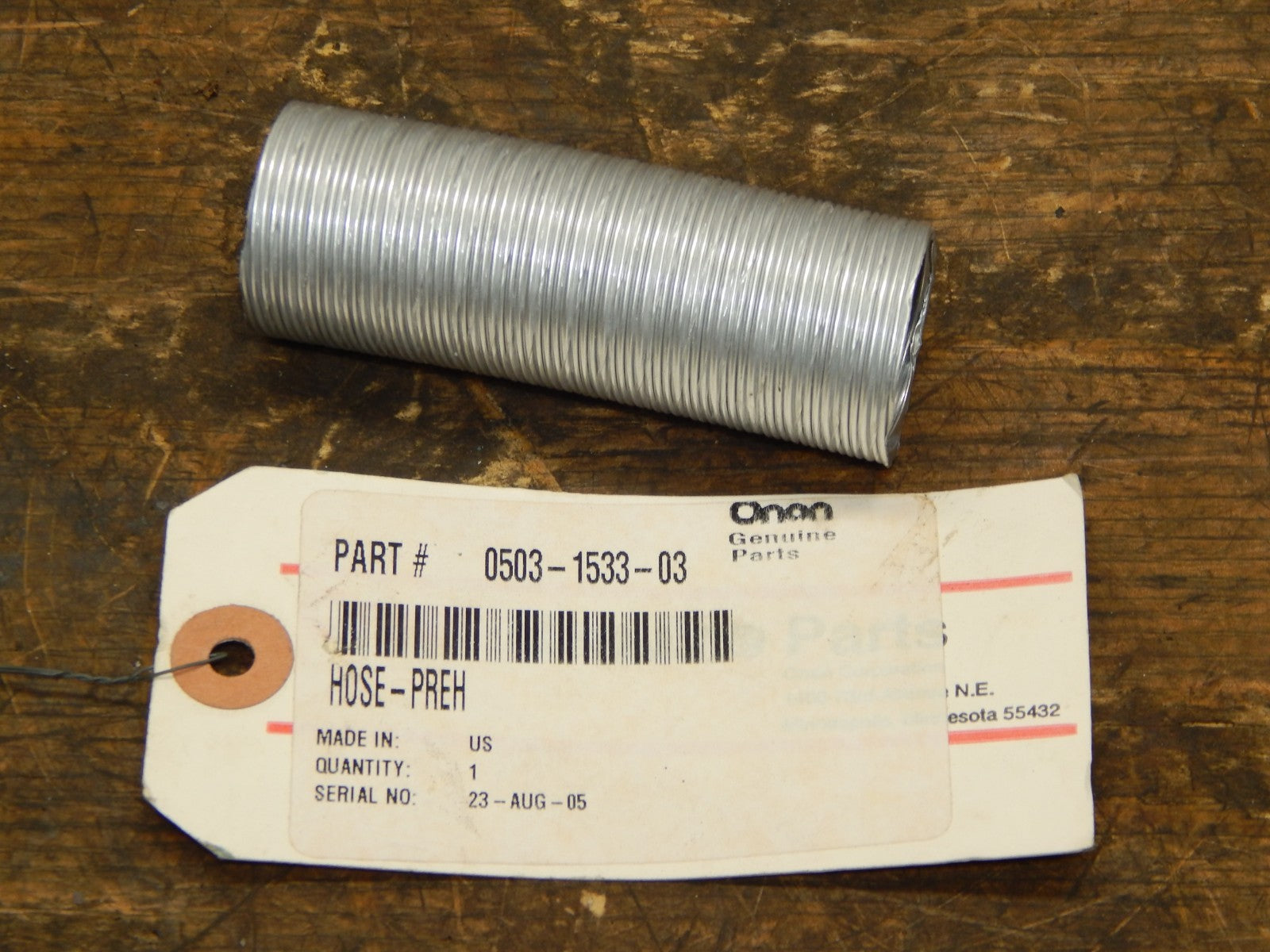 Onan Genuine 503-1533-03 RV Generator Choke Heater Tube OEM Part ...