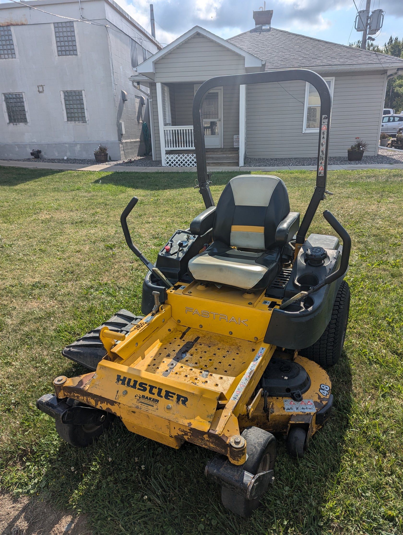 Hustler FasTrak (48") used zero turn mower – Adams Small Engine LLC