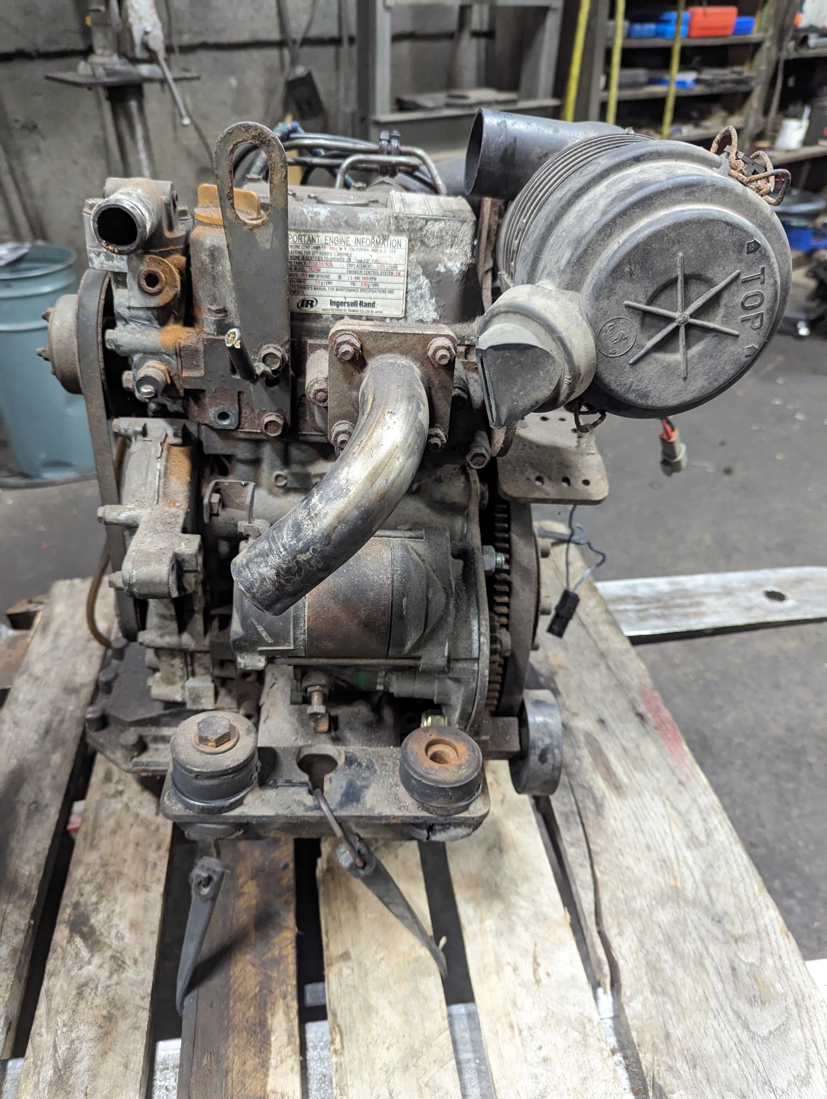 Ingersoll Rand TK270M (2 cylinder Diesel engine) horizontal – Adams ...