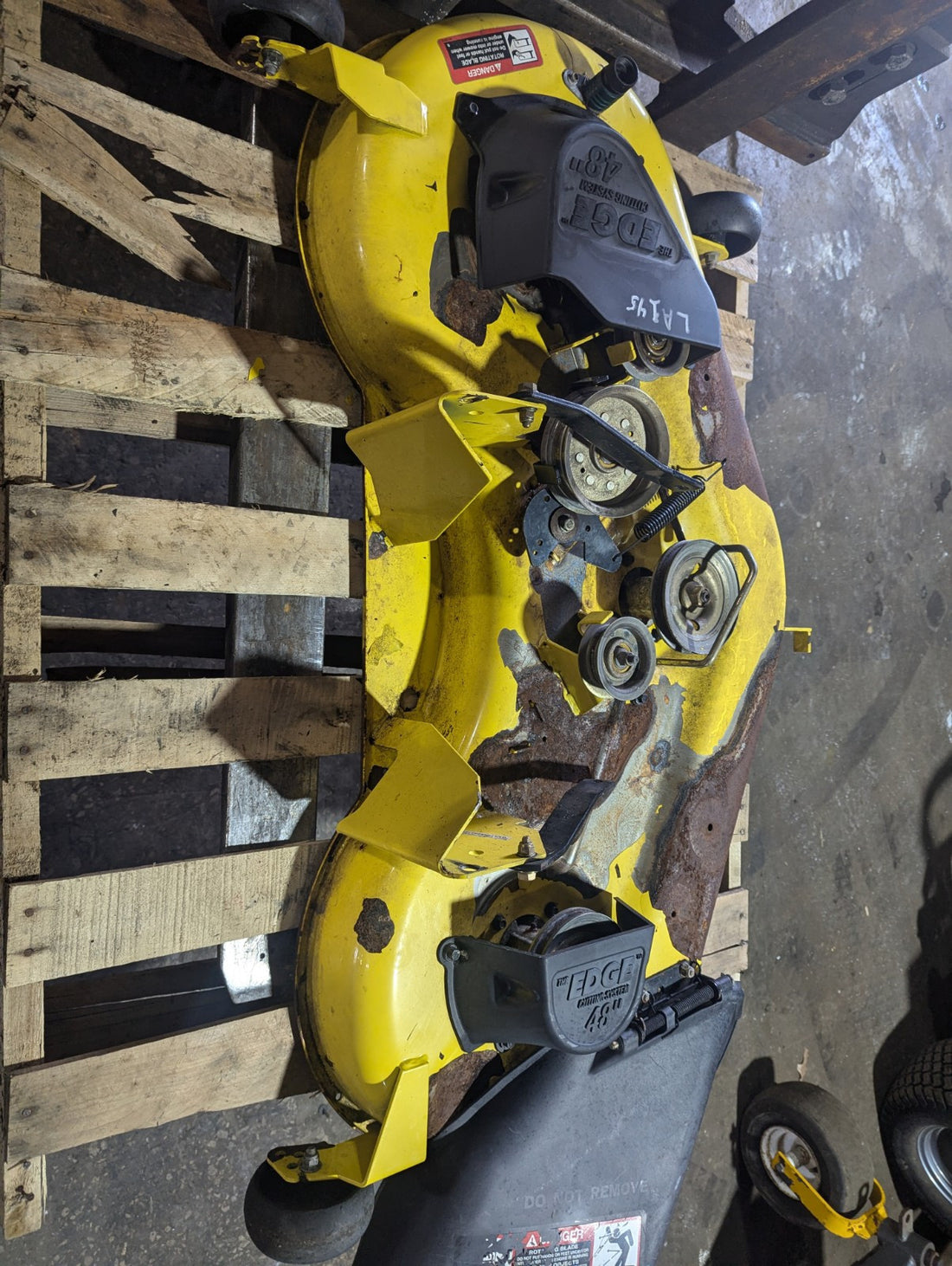 John Deere D140 LA145 LA155 E160 S160 48” Lawn Mower Deck (Shipping Av ...