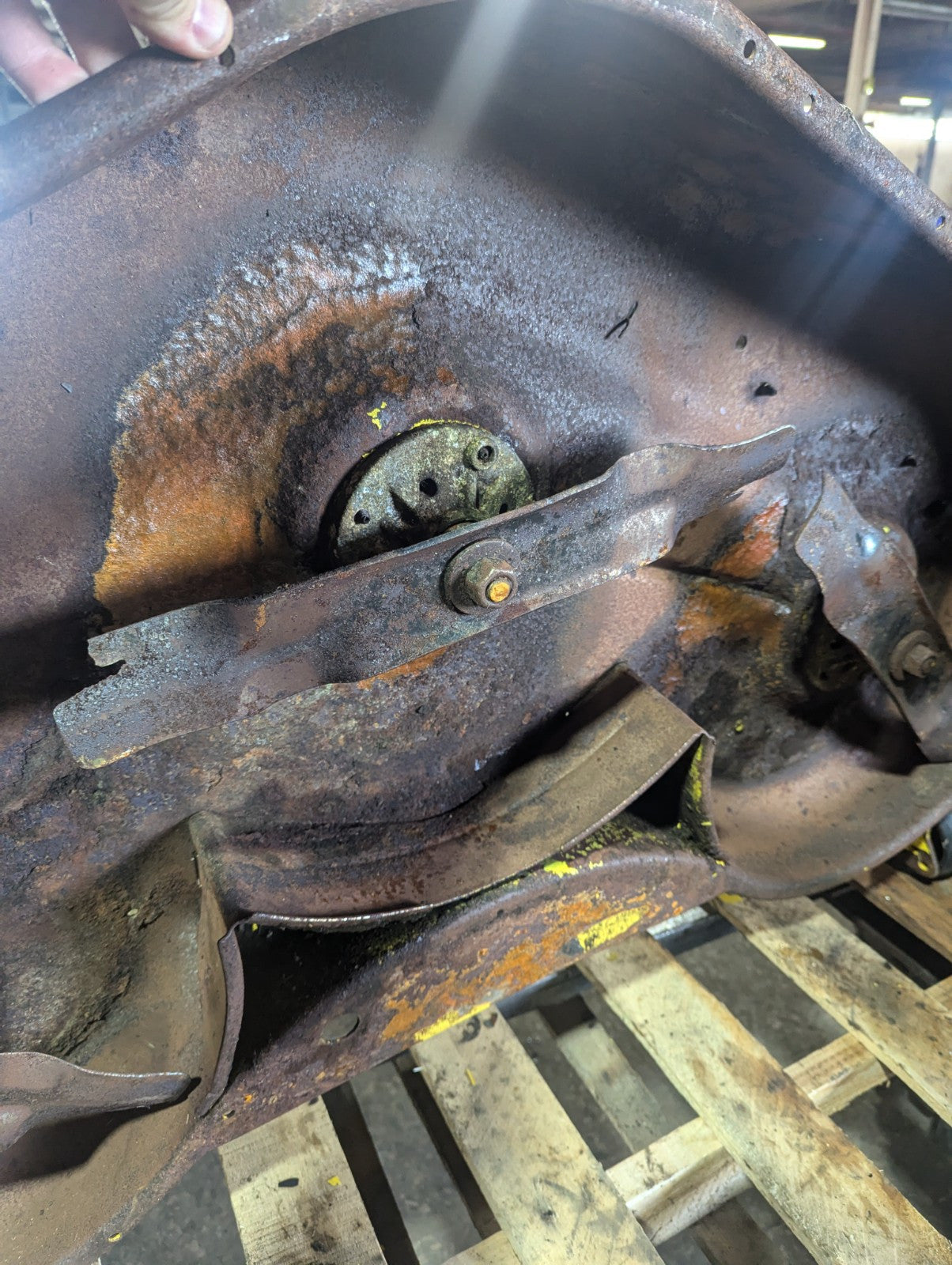 John Deere D140 LA145 LA155 E160 S160 48” Lawn Mower Deck (Shipping Av ...