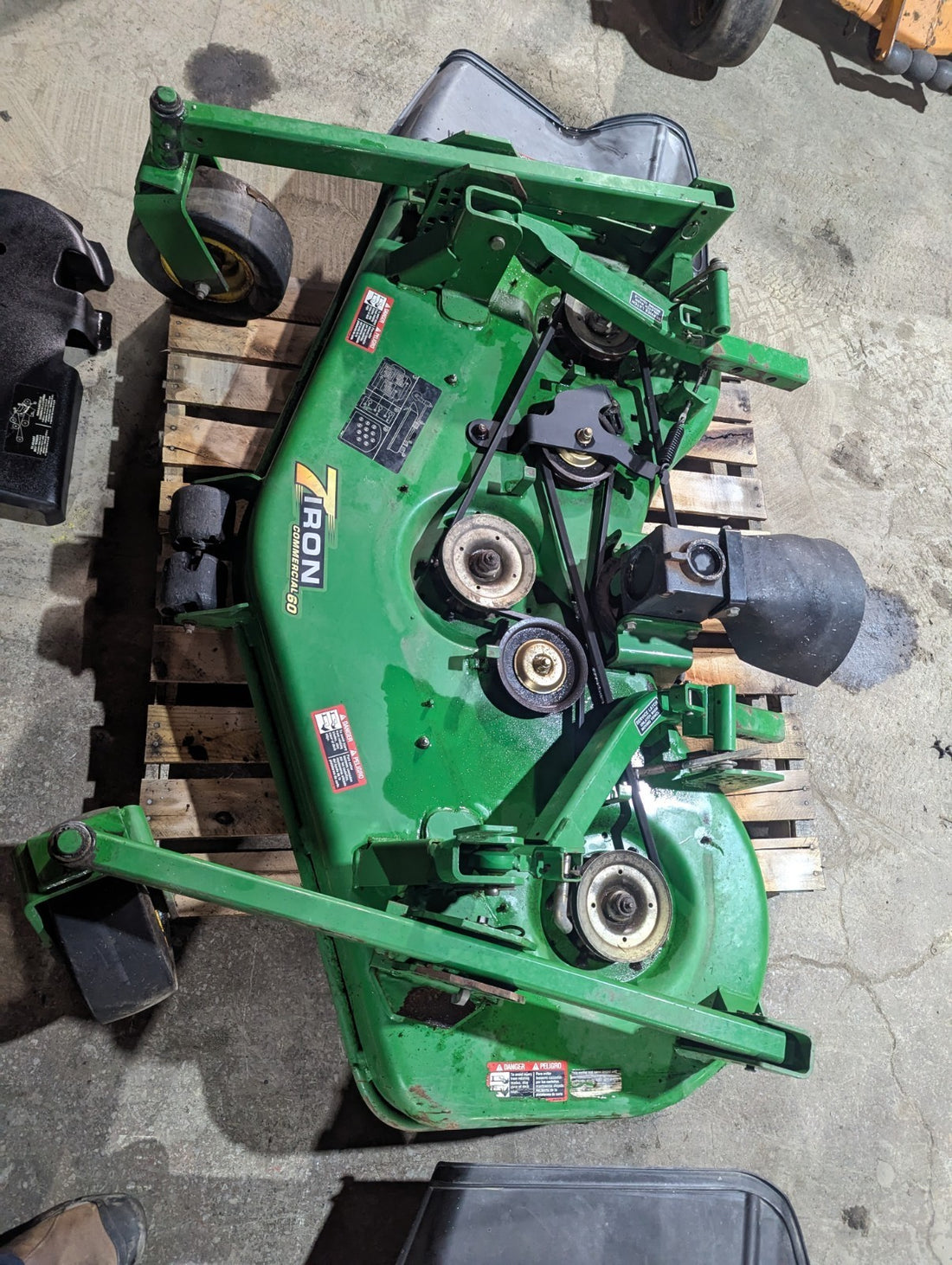60" Mower Deck John Deere 1425,1435,1445 Front Mount Mower – Adams ...