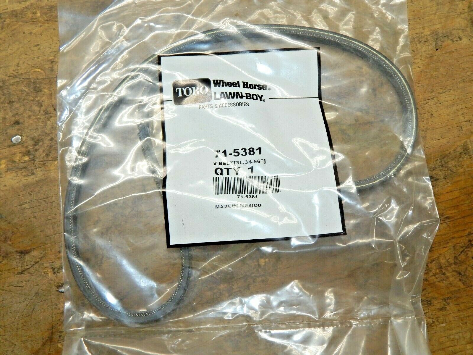 Genuine OEM TORO 71-5381 VBELT 3/8" x 34-3/4" – Adams Small Engine LLC