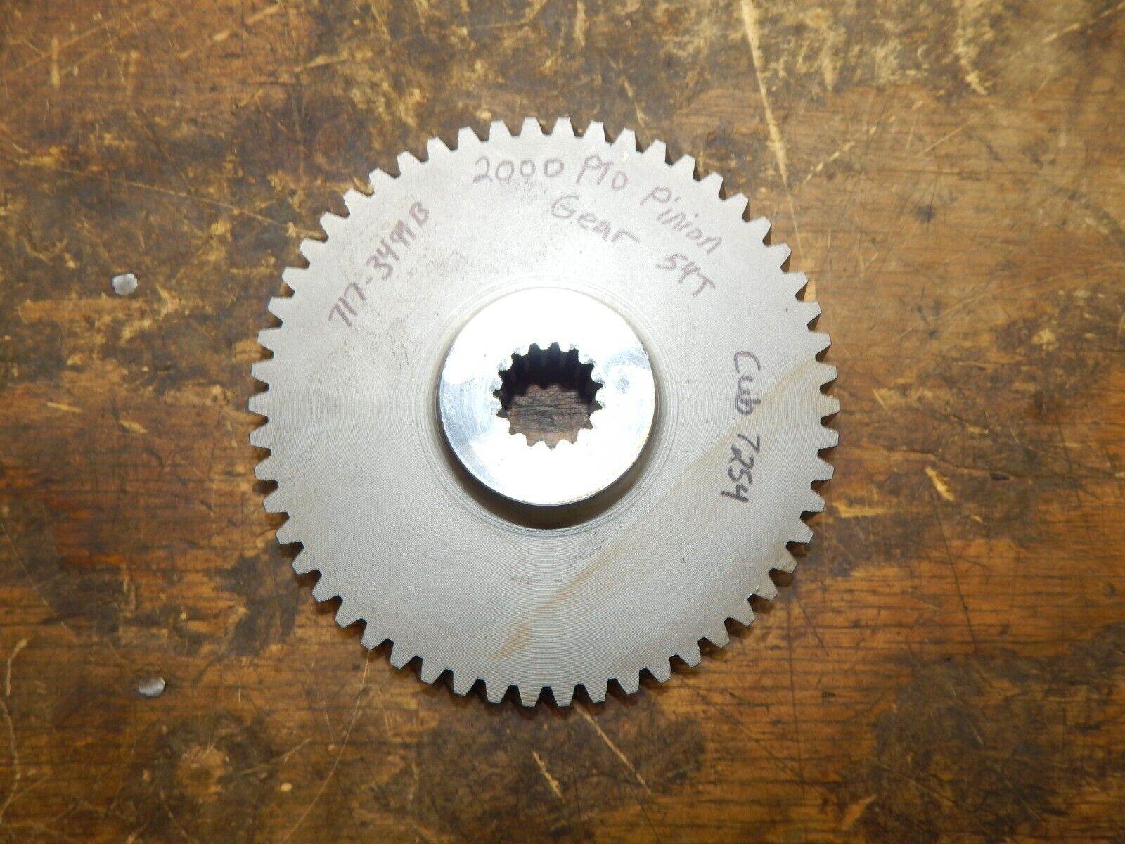 Cub Cadet 7254 Sub Compact Tractor 4WD- 2000 PTO Pinion Gear 54T 717-3 ...