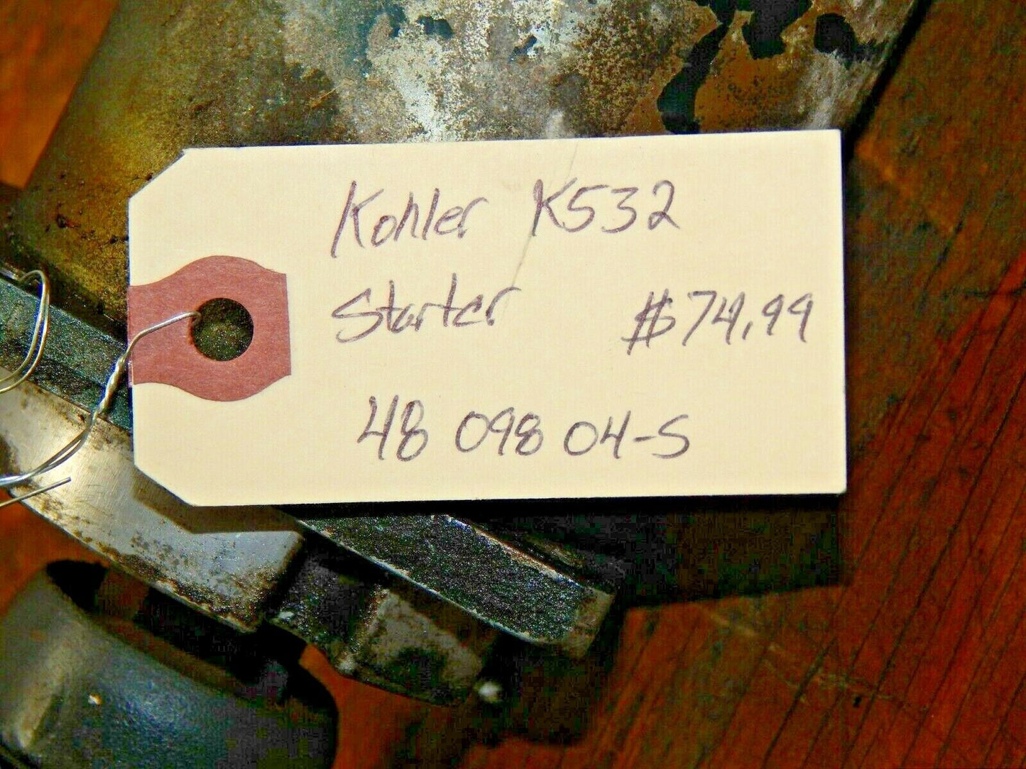 Kohler K532 (20HP) Engine- Starter 48 098 04-S – Adams Small Engine LLC