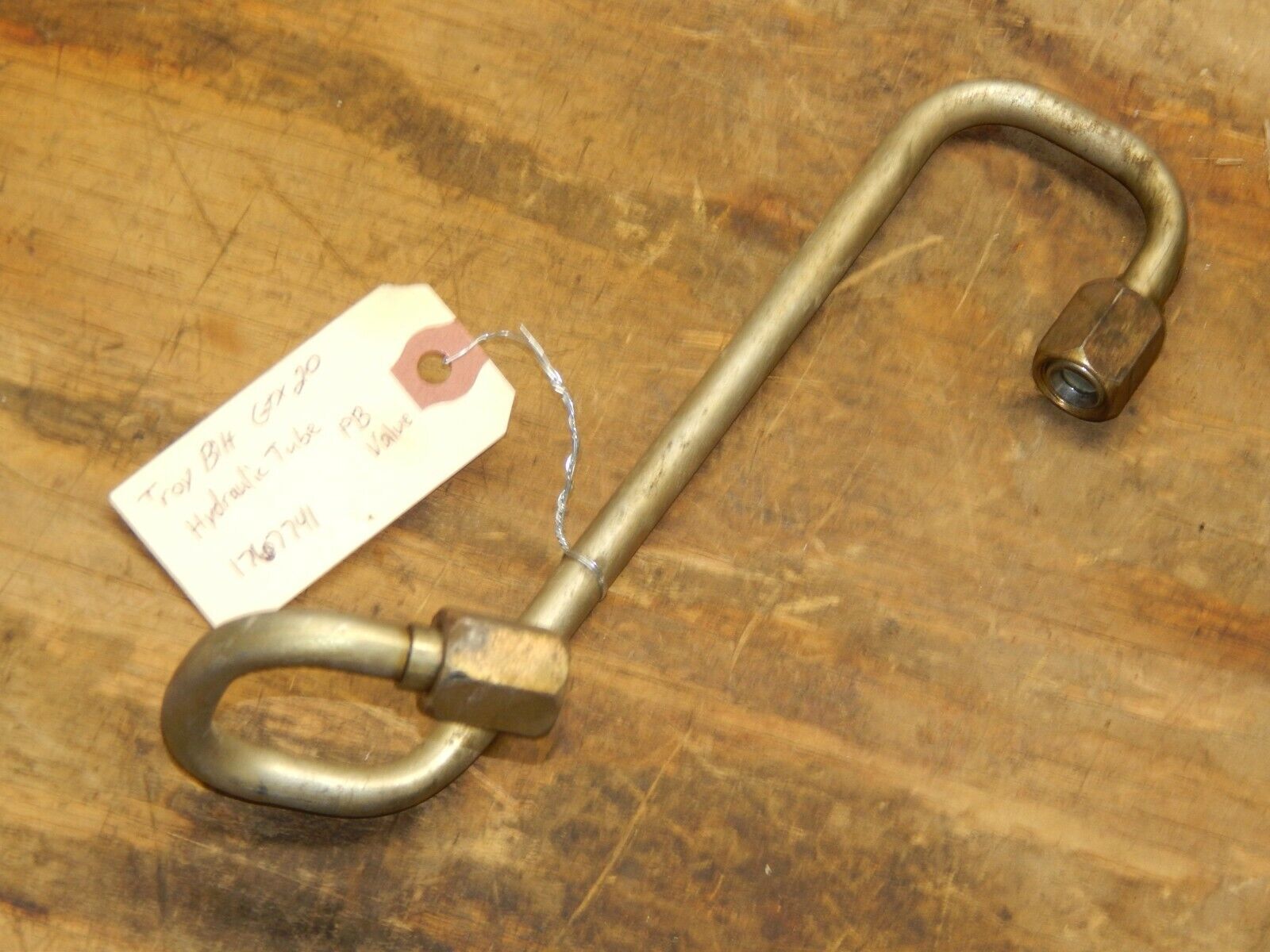 Troy Bilt GTX20 Hydraulic Tube (PB Valve) 1767741 – Adams Small Engine LLC