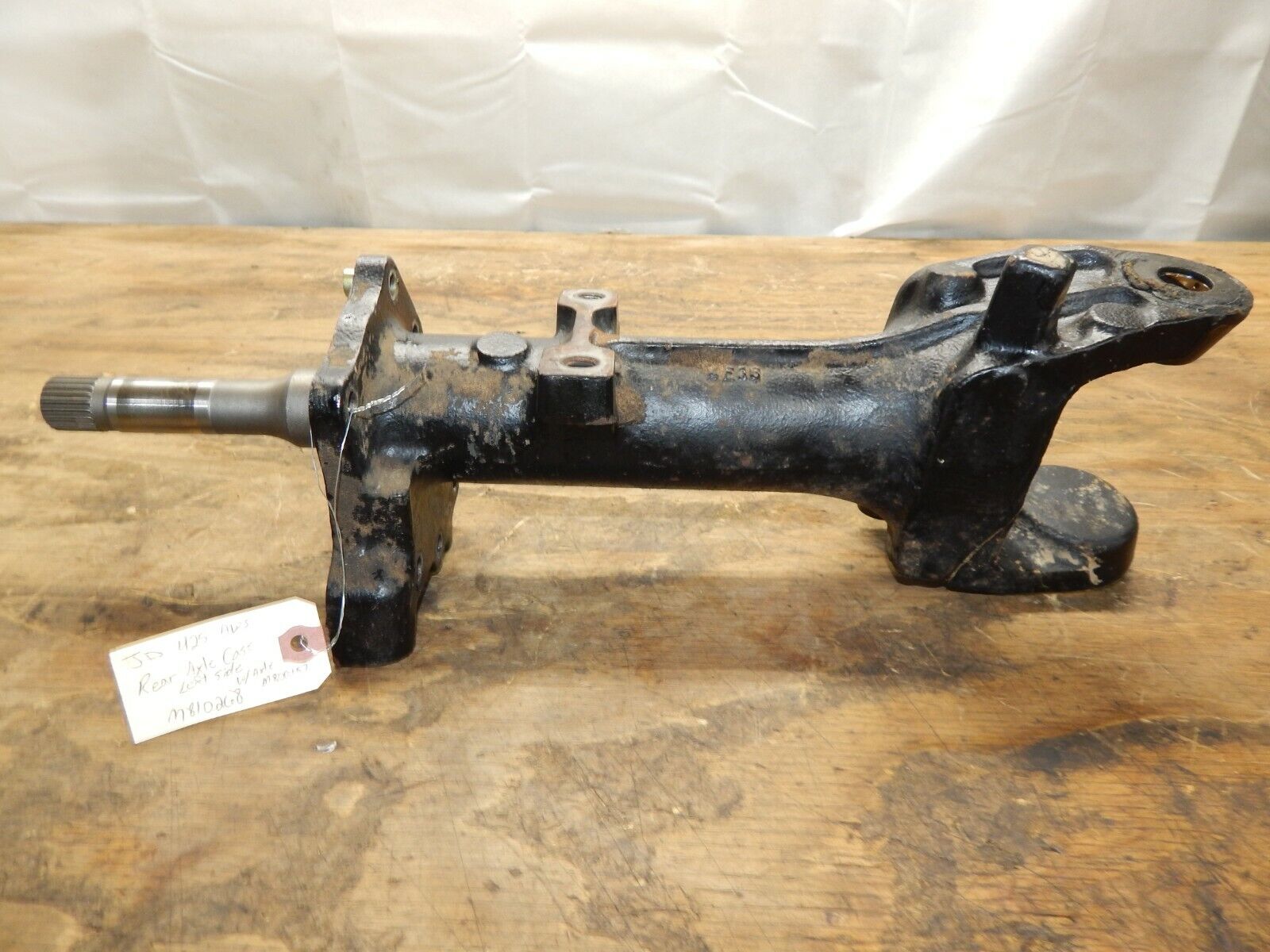 John Deere 425 AWS Transmission LEFT Rear Axle Case W/ Axle M806187 ...