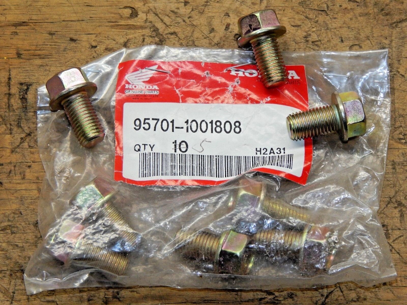 Honda OEM Flange Bolt #95701-1001808 QTY.1-NEW – Adams Small Engine LLC