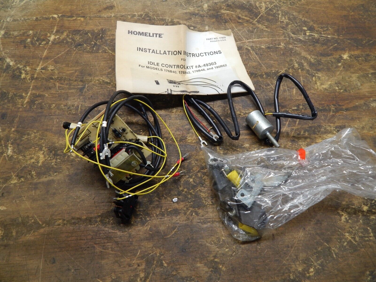 Homelite Idle Control Kit 17920 – Adams Small Engine LLC