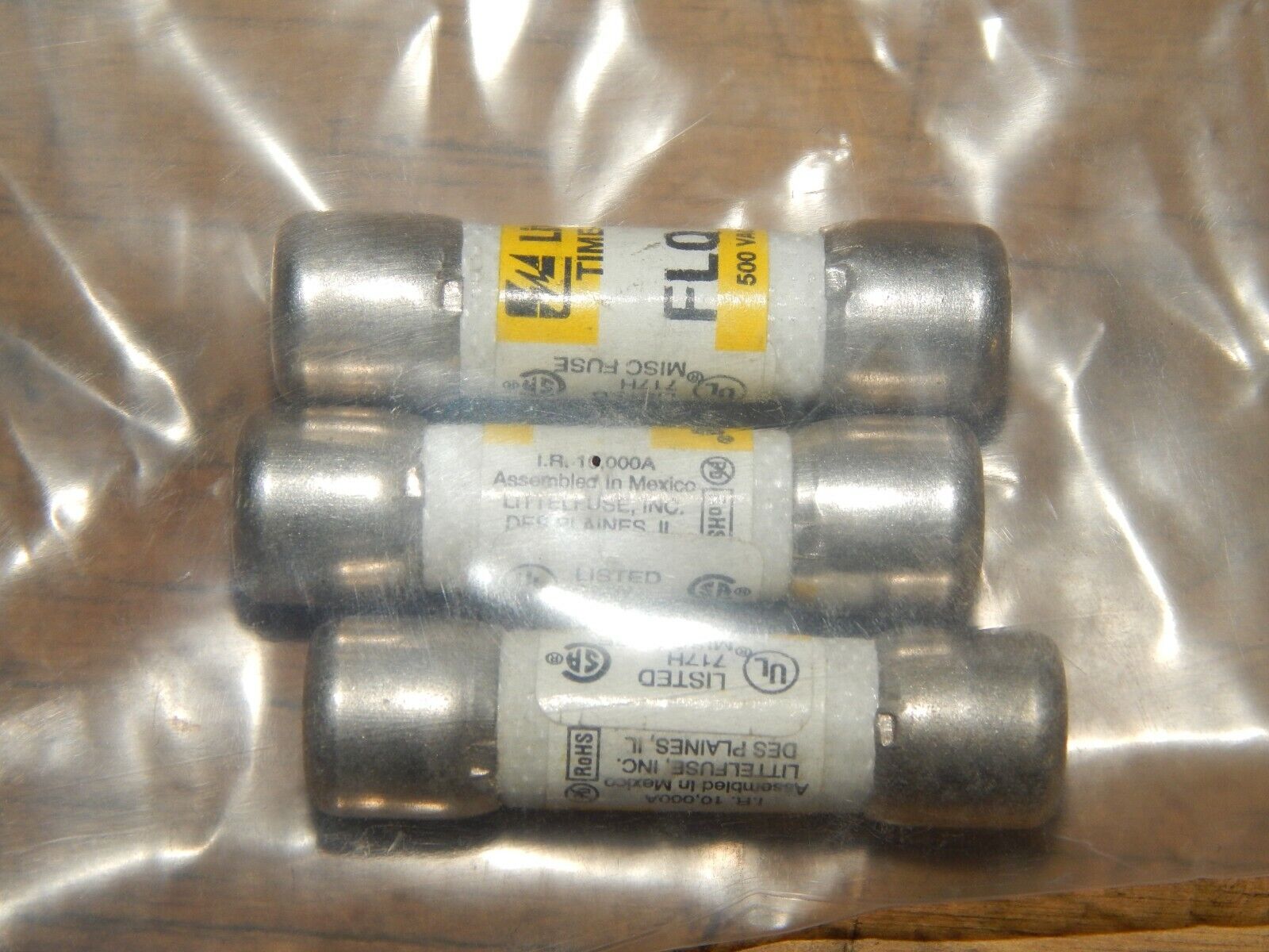 Littelfuse Time-Delay 20 AMP 500 AC/300 DC FLQ Series Midget Fuse 0FLQ ...