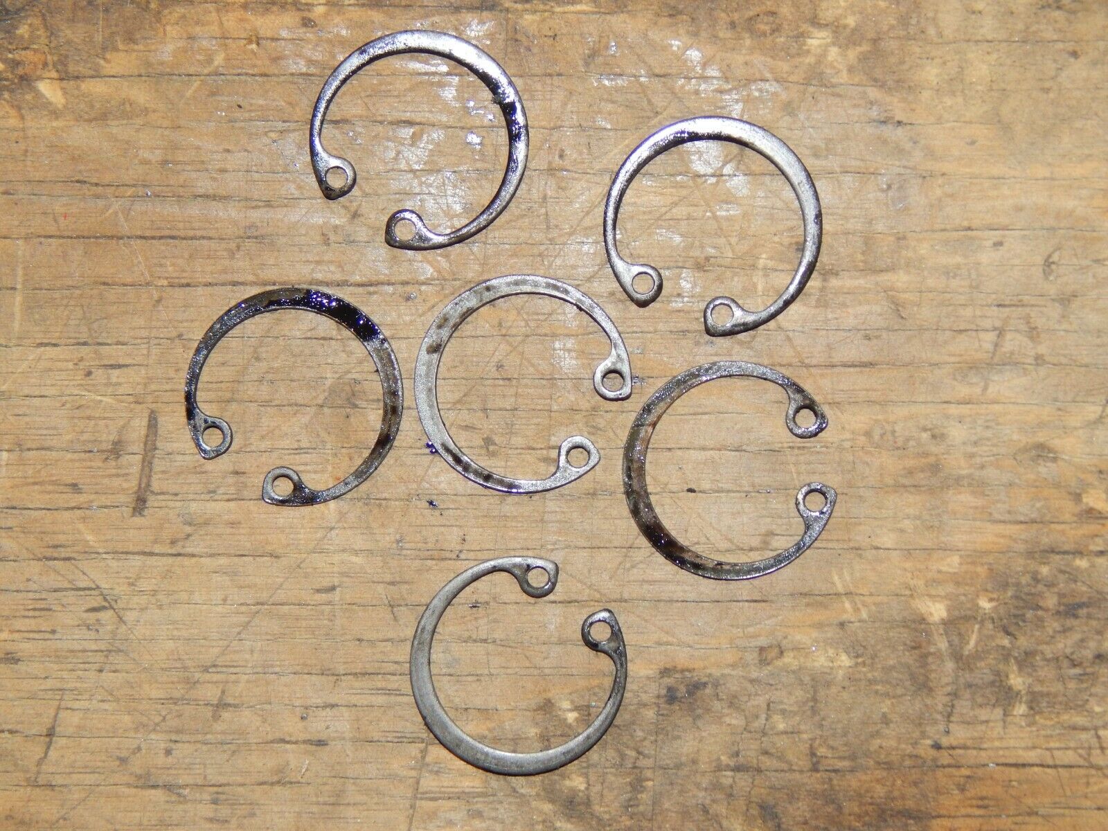 John Deere 670 Tractor- 3TNA72-UJK Engine Wrist Pin Clips SET (6 ...