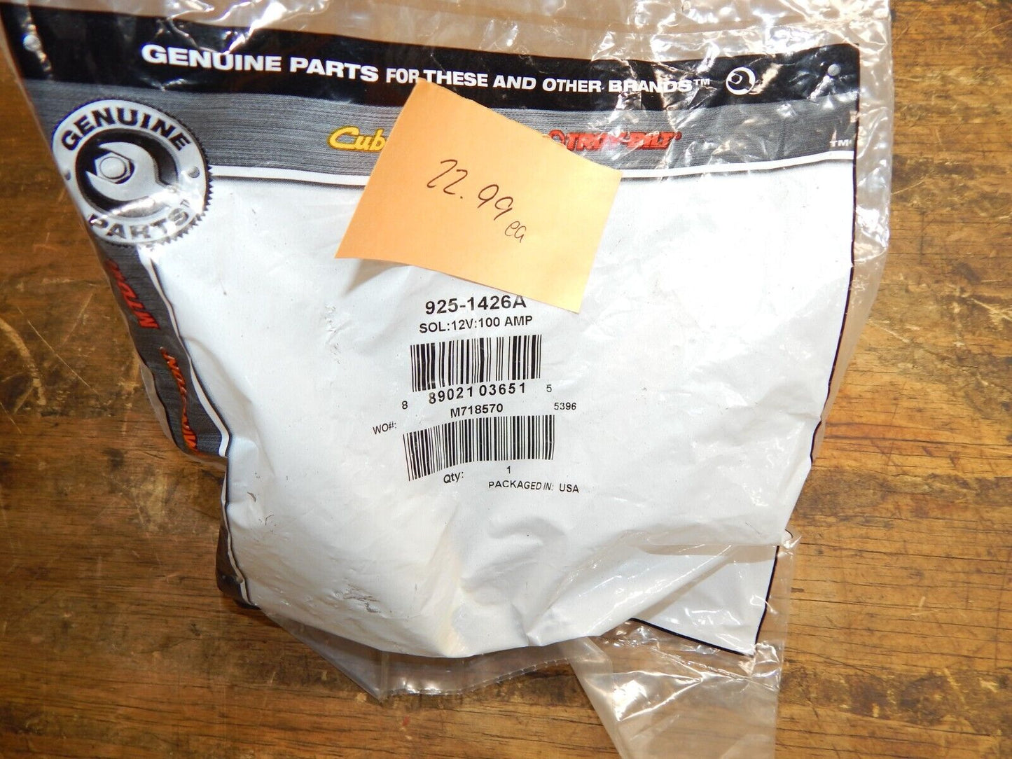 OEM MTD Solenoid 12 Volt 100 Amp 925-1426A – Adams Small Engine LLC