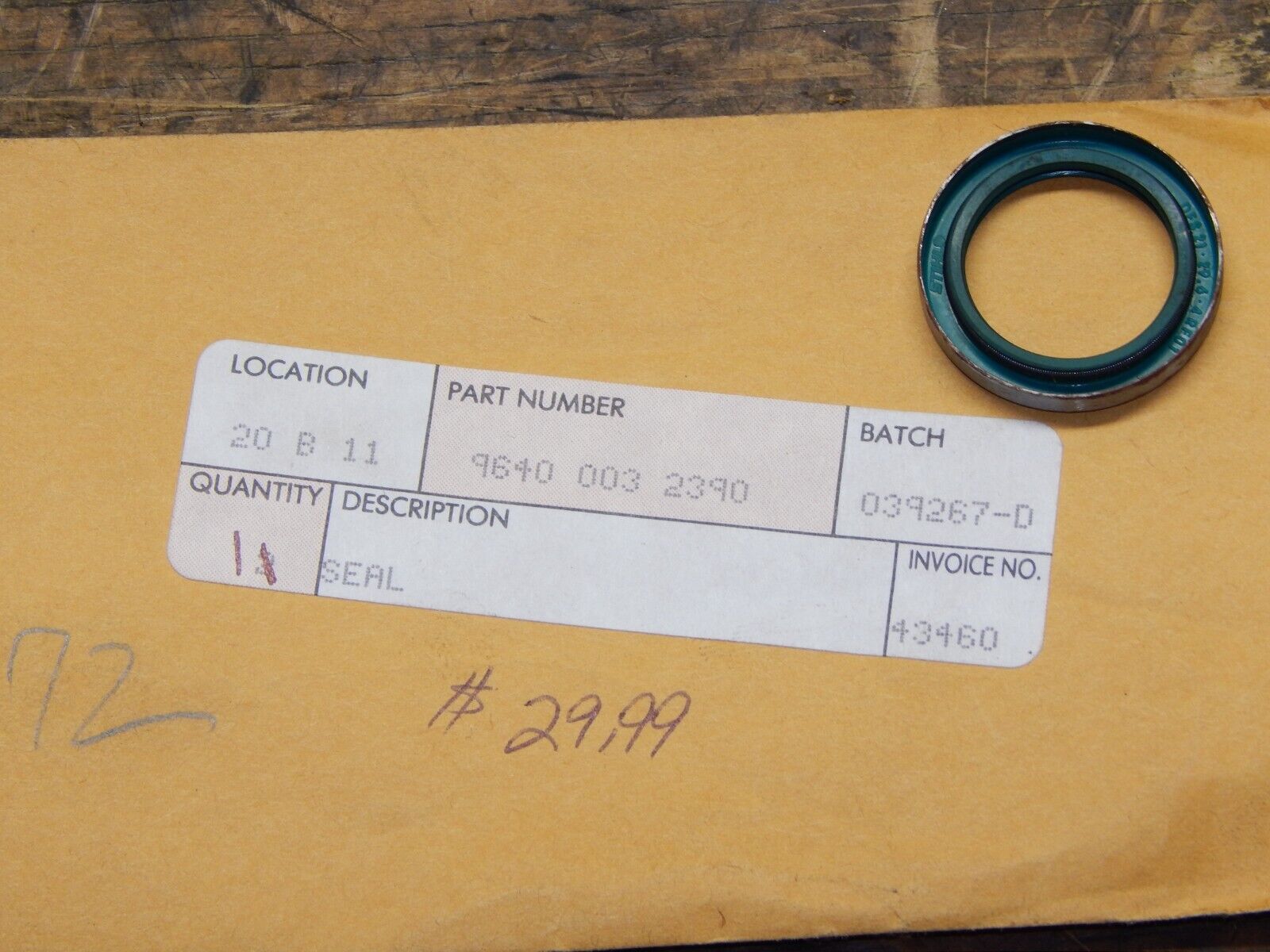 Stihl Seal 9640 003 2390 – Adams Small Engine LLC