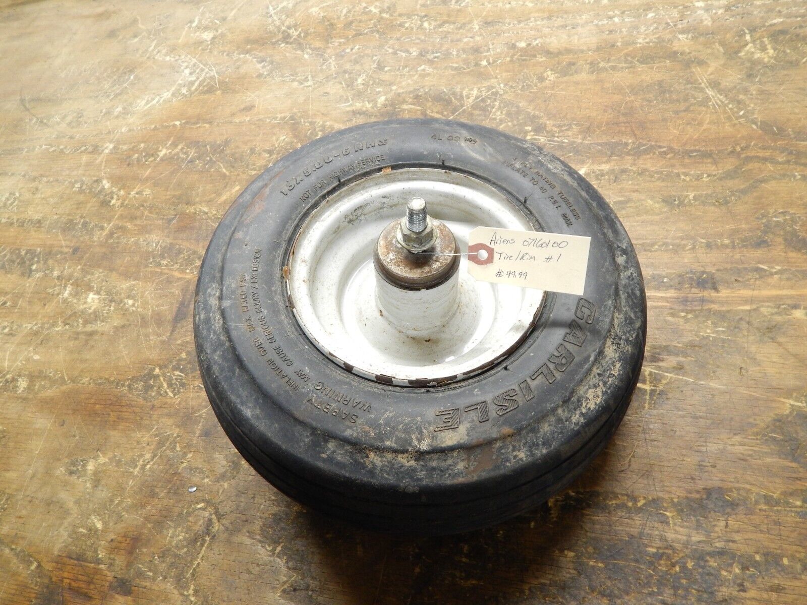 Ariens ZOOM Zero Turn 1844XL Front Tire/Rim (#1) 07160100 – Adams Small ...