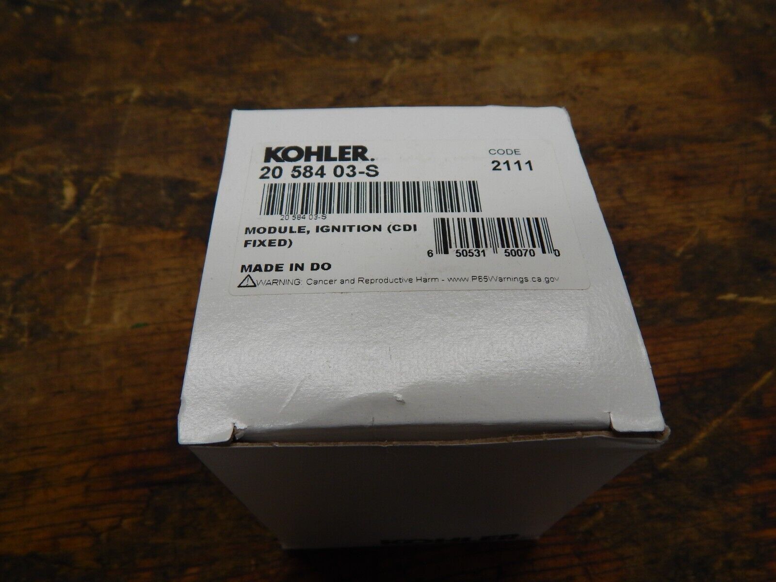 Genuine OEM Kohler Ignition Module (CDI Fixed) 20 584 03-S – Adams ...