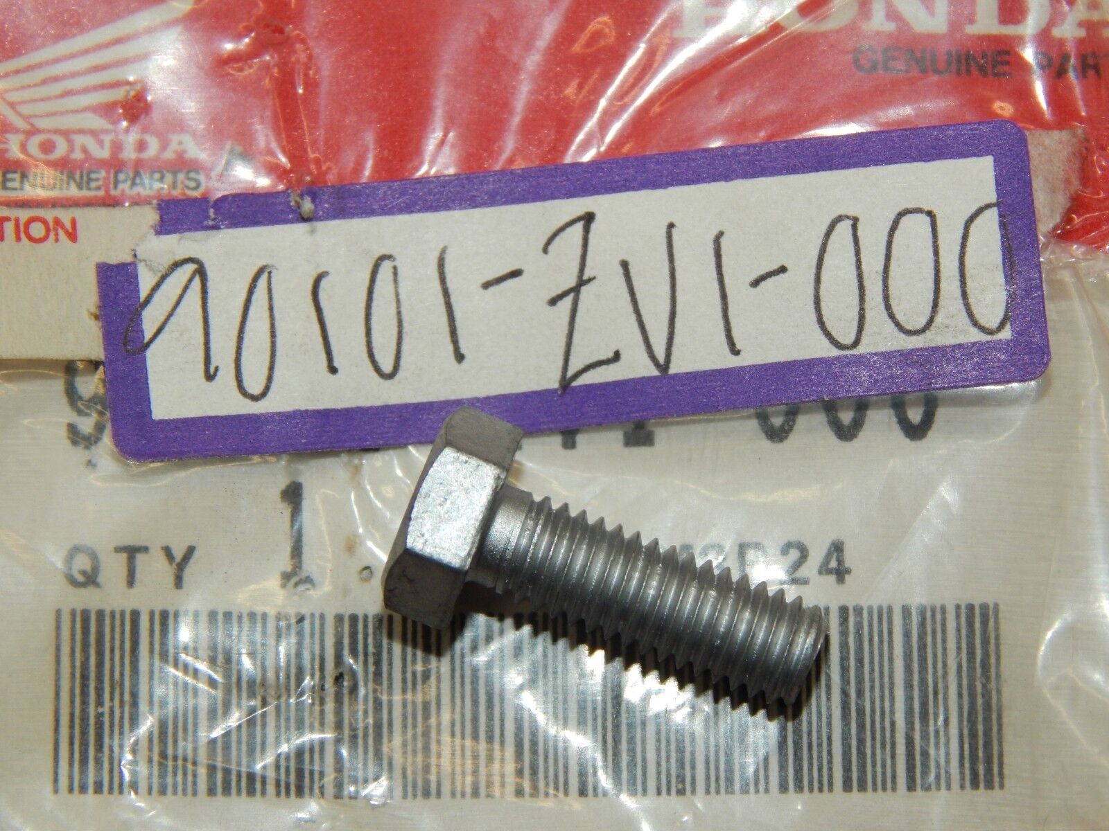 Honda OEM Bolt, Hex #90101-ZV1-000 QTY.1-NEW – Adams Small Engine LLC