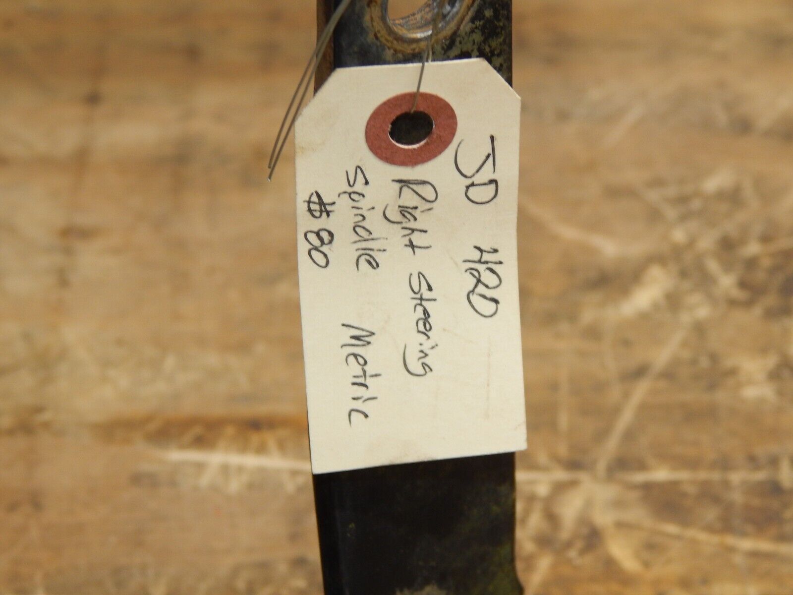 John Deere 420, 430 RIGHT Steering Spindle METRIC – Adams Small Engine LLC