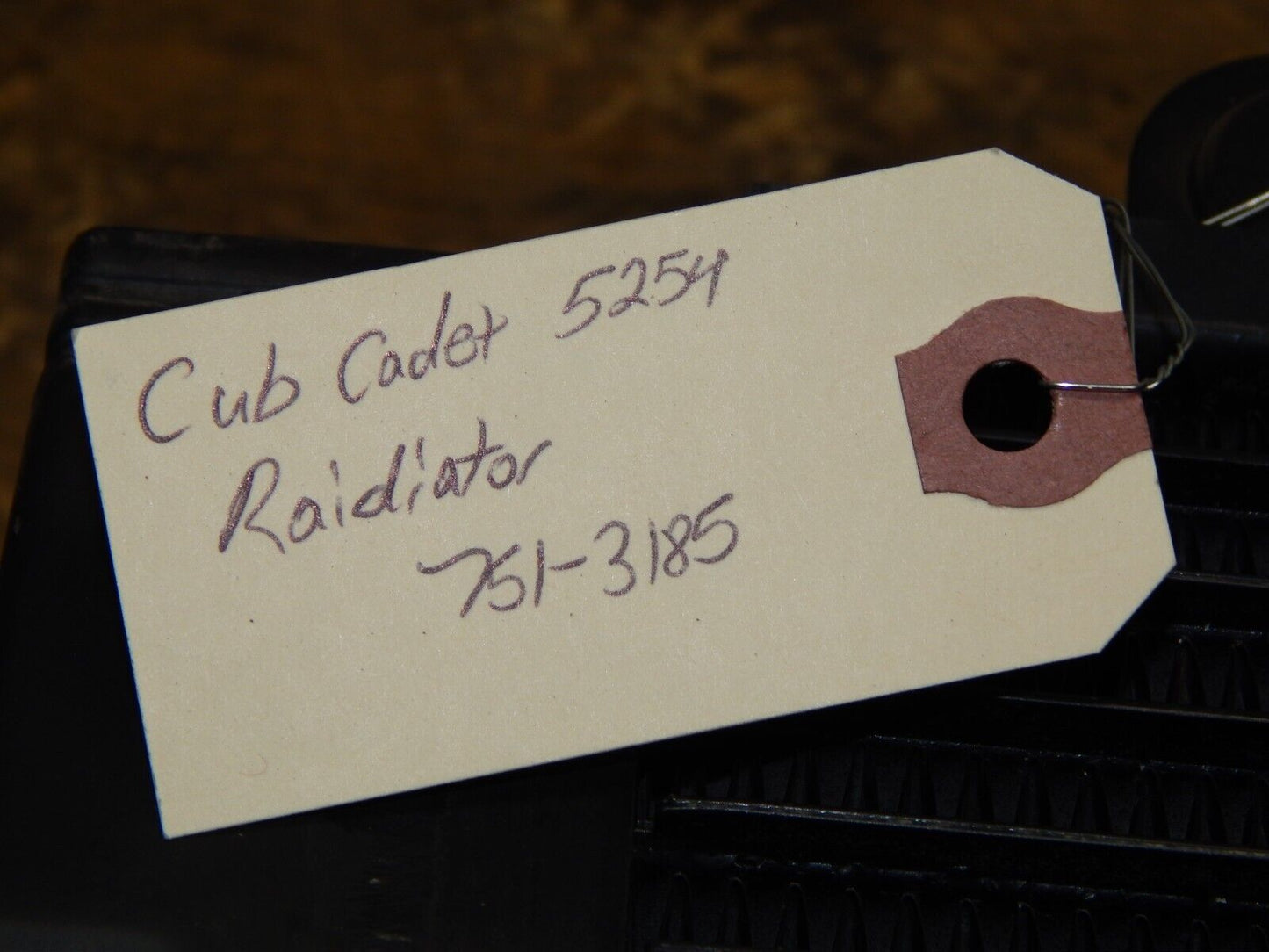 Cub Cadet Garden Tractor Radiator Assembly 751-3185 – Adams Small ...