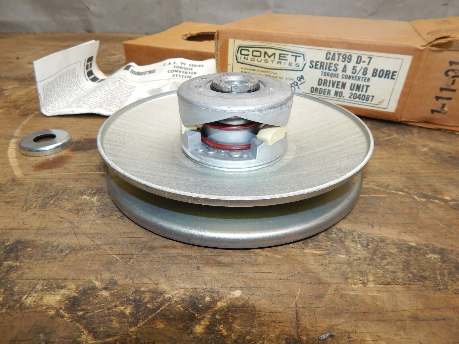 OEM Genuine COMET 5/8 Bore Torque Converter Driven unit 204087 – Adams ...