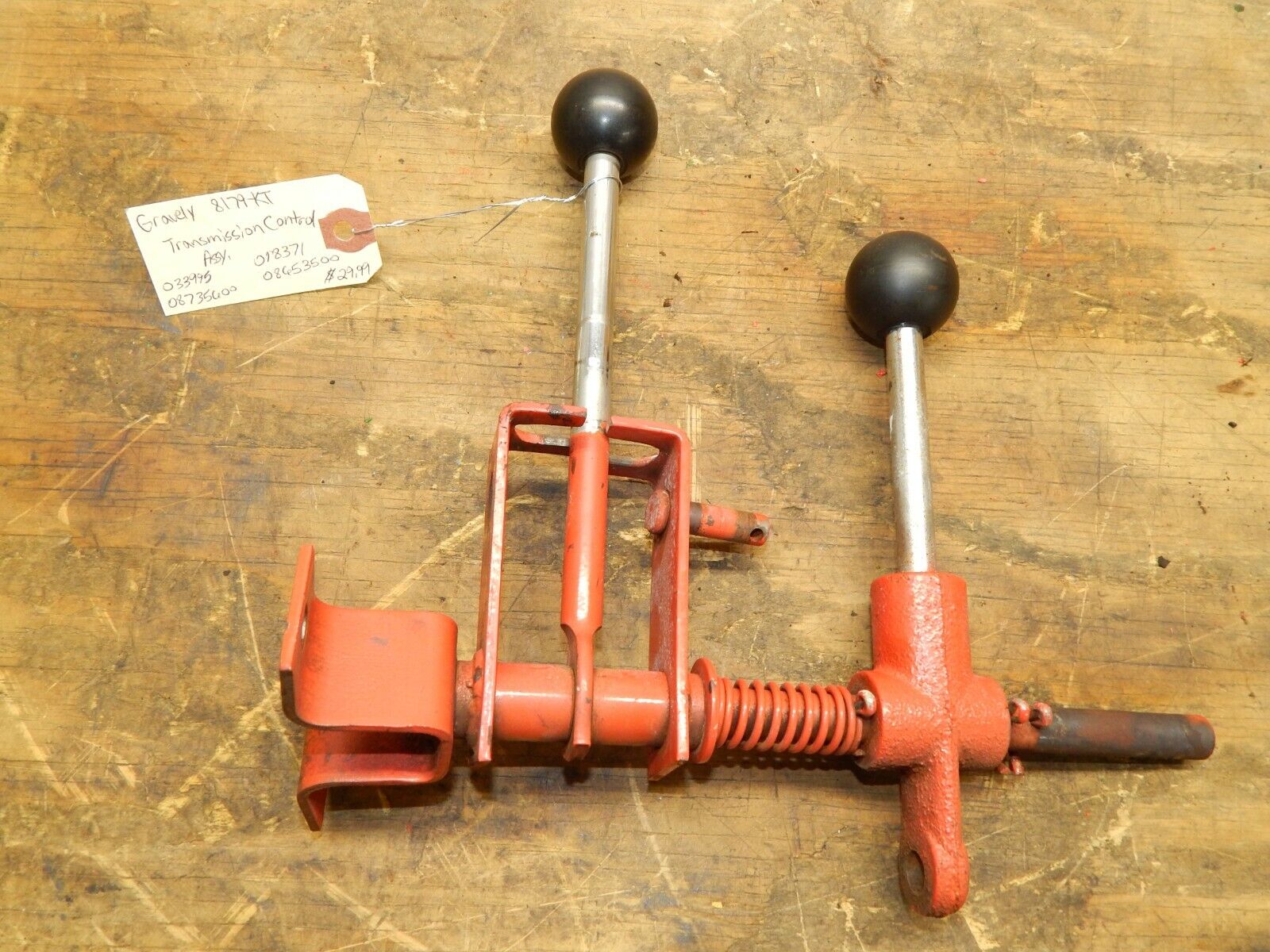 Gravely 8179-KT Transmission Control Assembly 033995, 08735600, 018371 ...